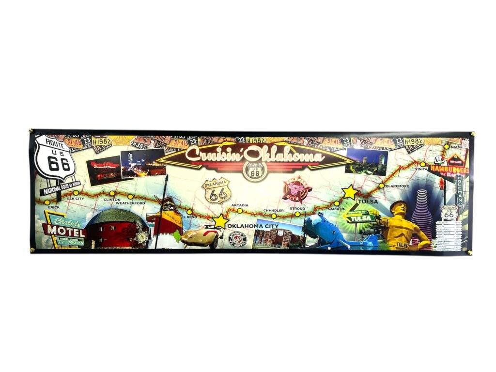 Route 66 Map - SampleOklahoma.com